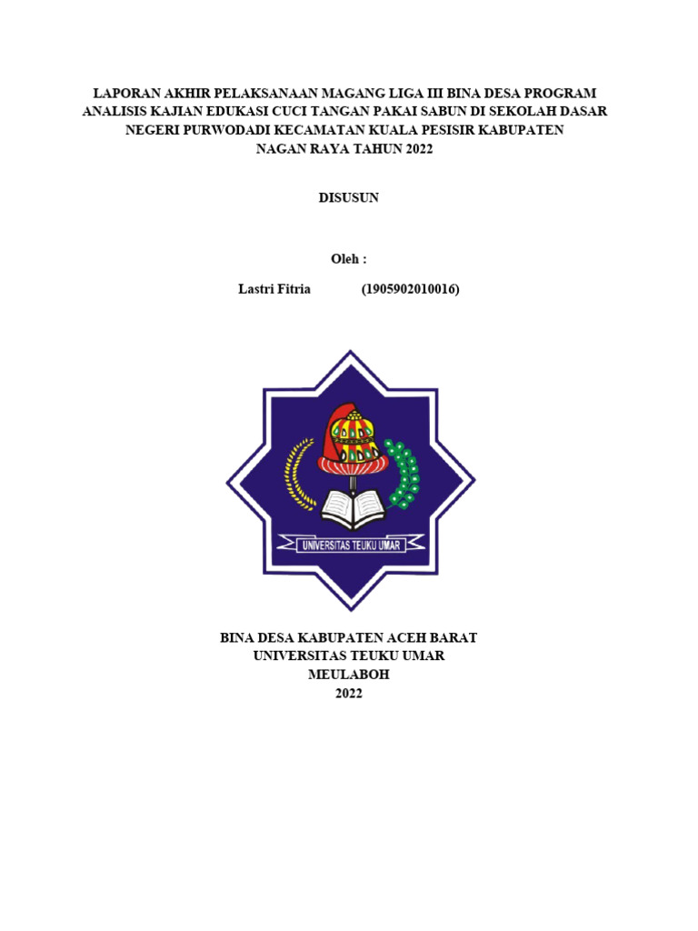 Contoh Laporan Magang | PDF