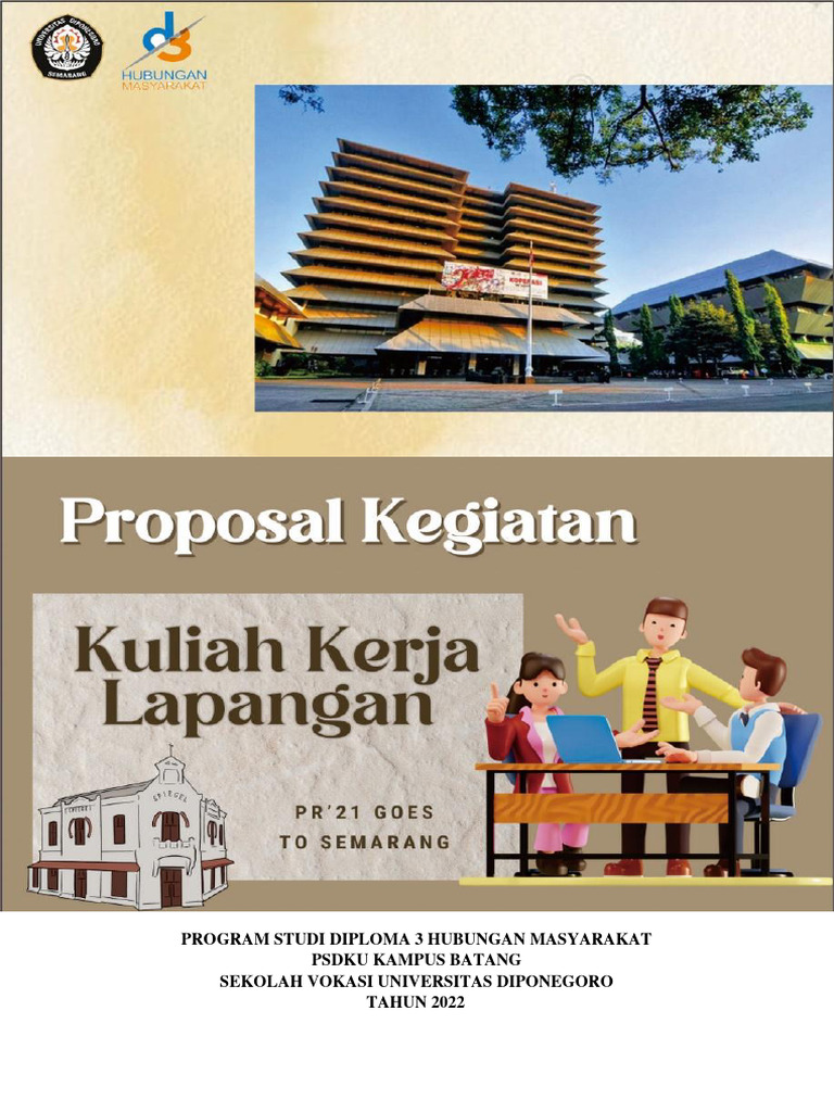 Proposal KKL d3 Humas Batang 2021 | PDF