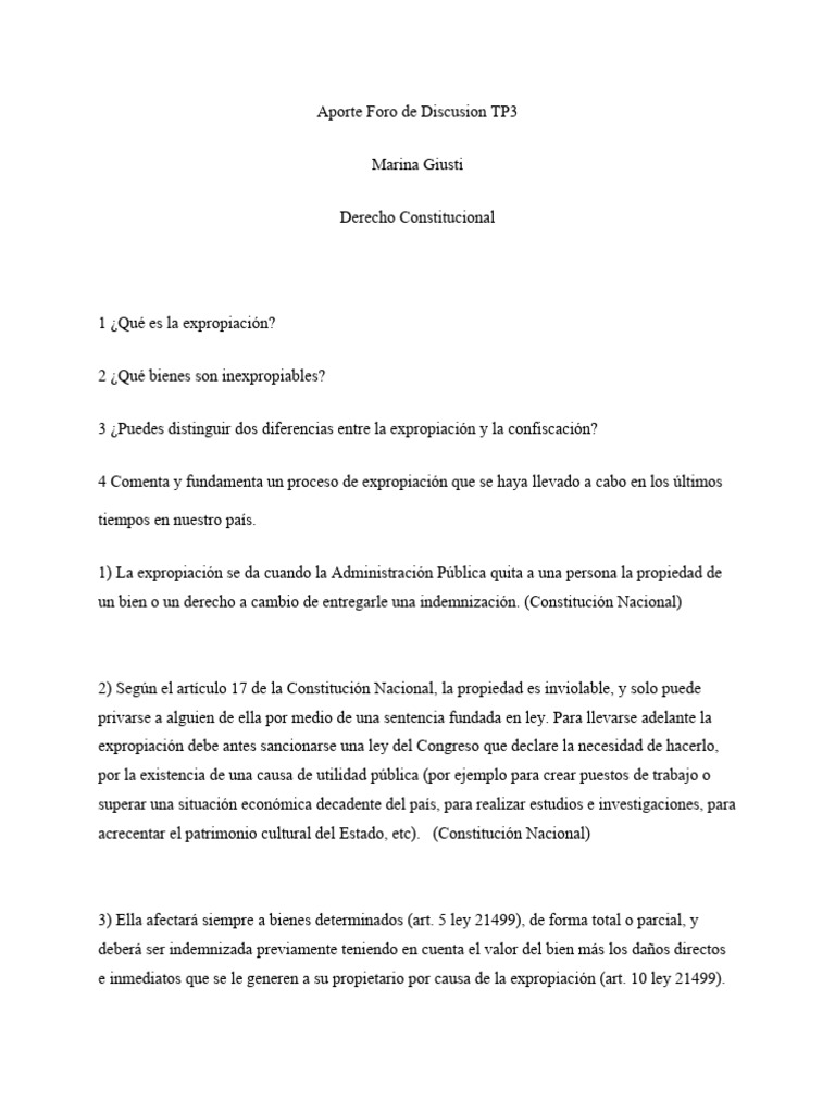 Aporte Foro de Discusion TP3 | PDF
