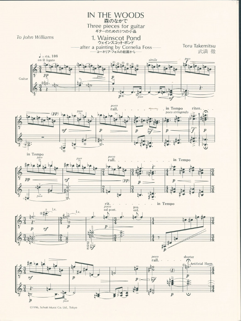 TAKEMITSU in The Woods | PDF