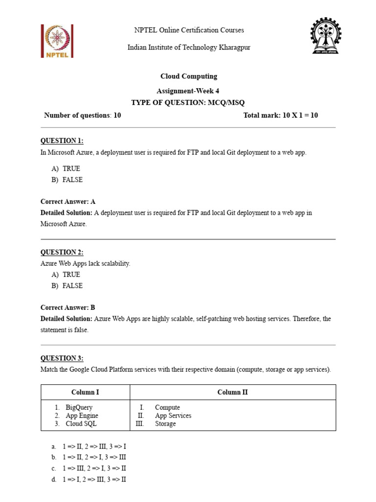 Solution CC Assign4 | PDF