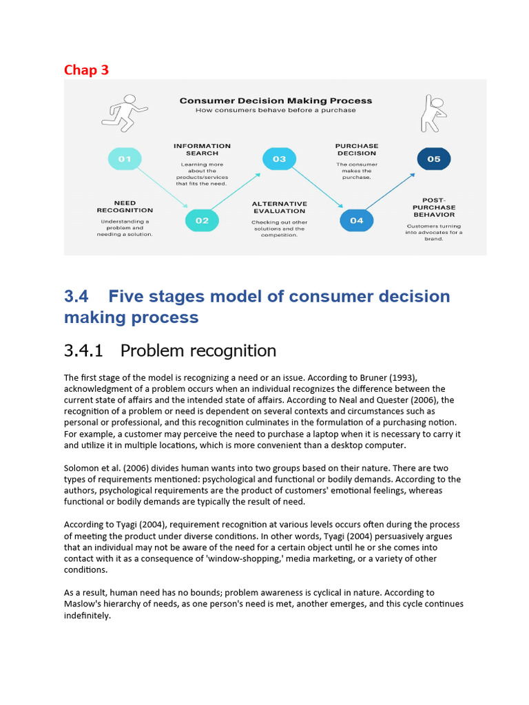Five Stages of Consumer Decision-Making | PDF