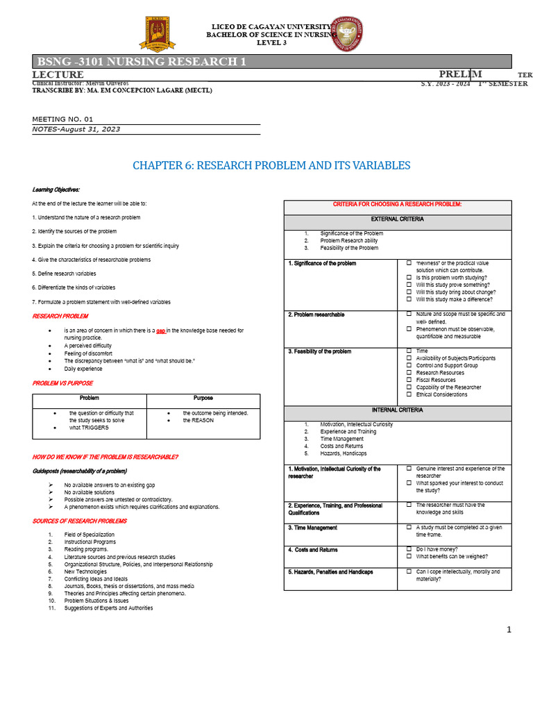 RESEARCH - Meeting Notes - PRELIM | PDF RESEARCH - Meeting Notes - PRELIM | PDF
