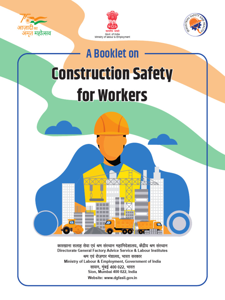 Worker - Manual - Construction - Eng - DGFASLI | PDF | Safety | Workplace