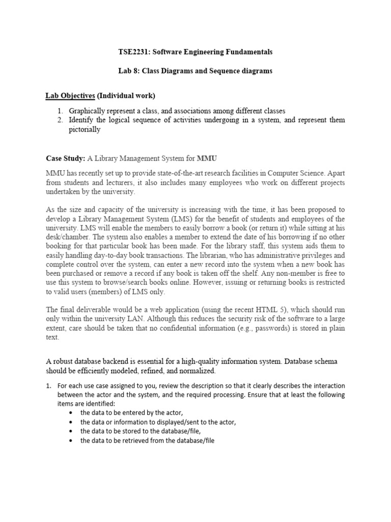Lab 8and9 Pdf Use Case Databases