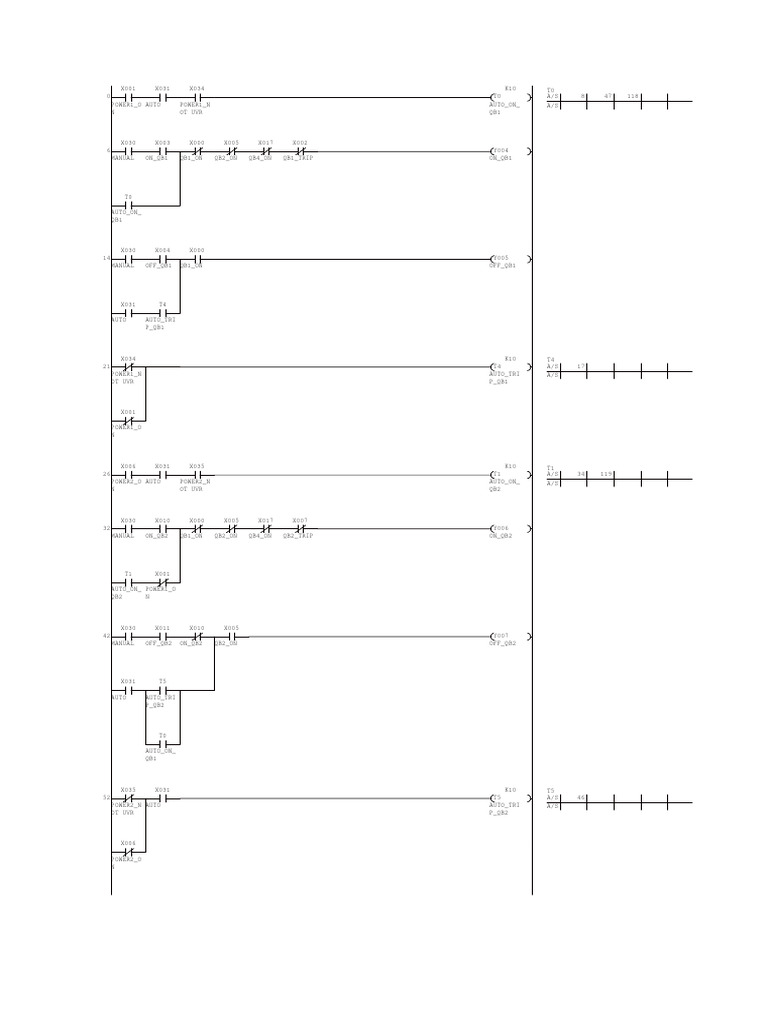 GX Developer Print Ladder MAIN | PDF