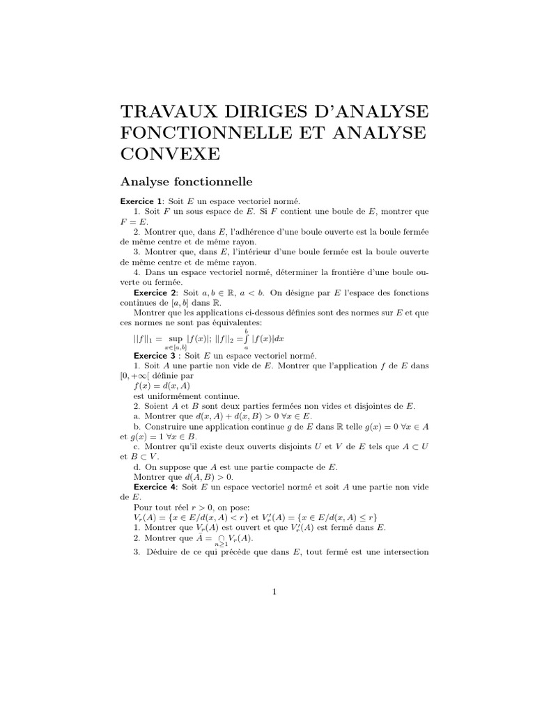 TD Analyse Fonctionnelle Issea | PDF