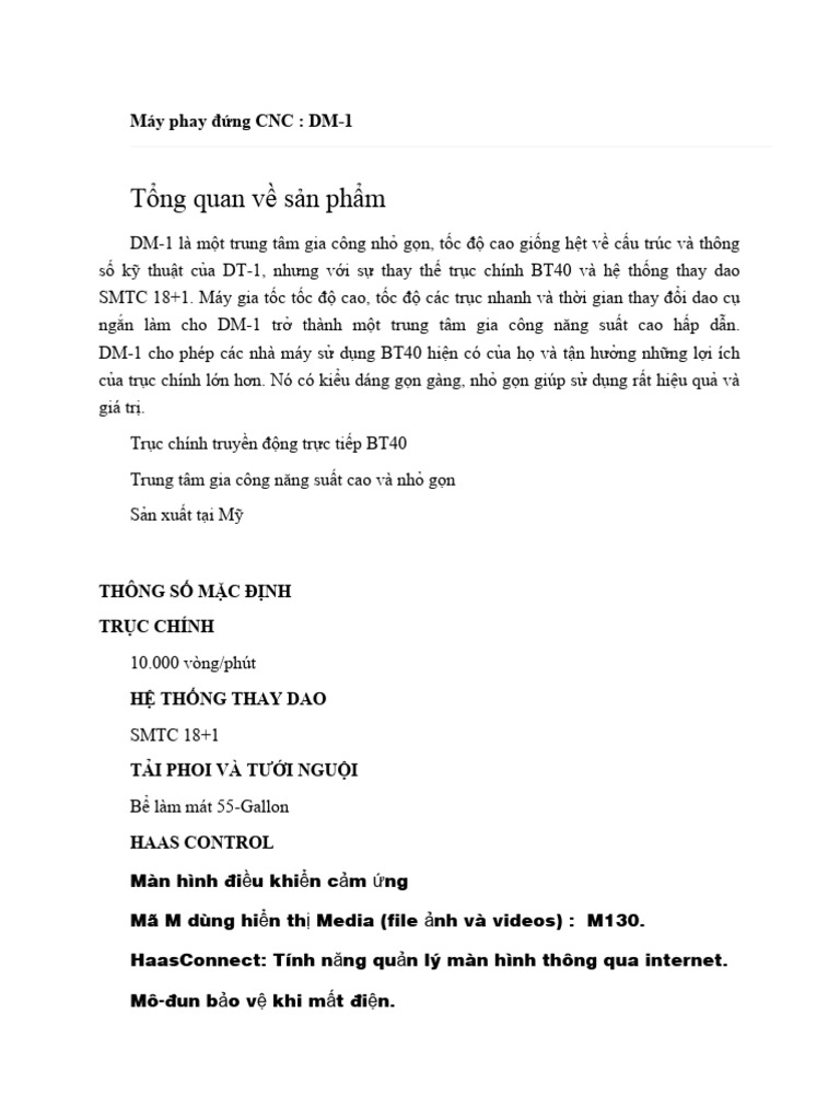 Máy-phay-đứng-CNC | PDF