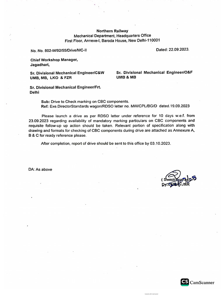 Marking On CBC Components | PDF