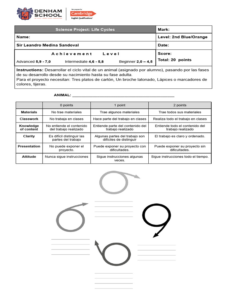 Science Project - Life Cycle | PDF