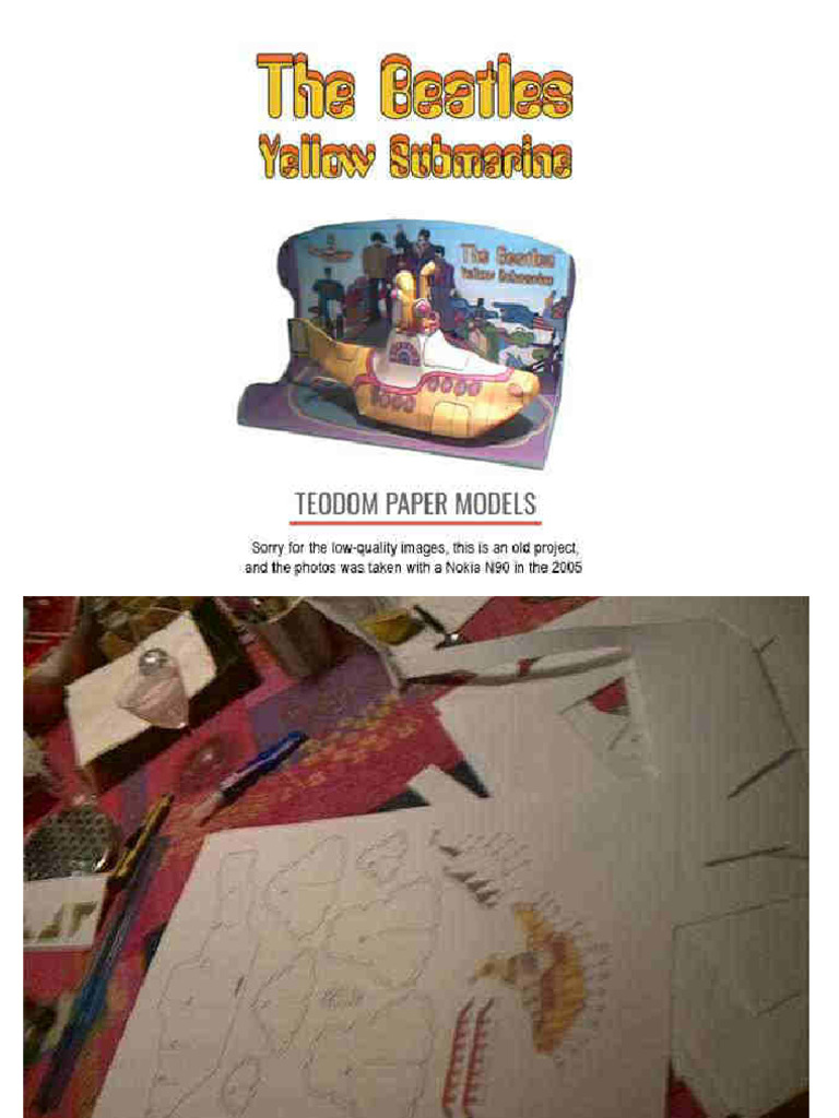 The Yellow Submarine - Instructions | PDF