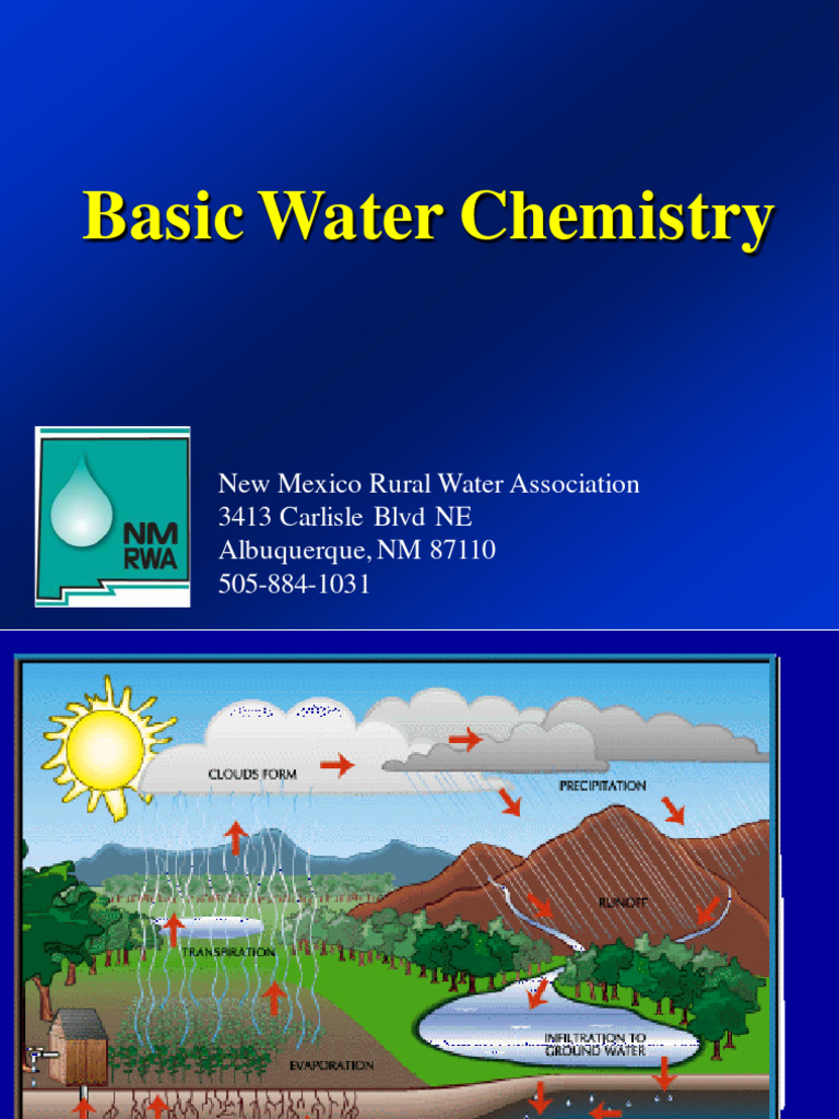 Basic Water Chemistry | PDF