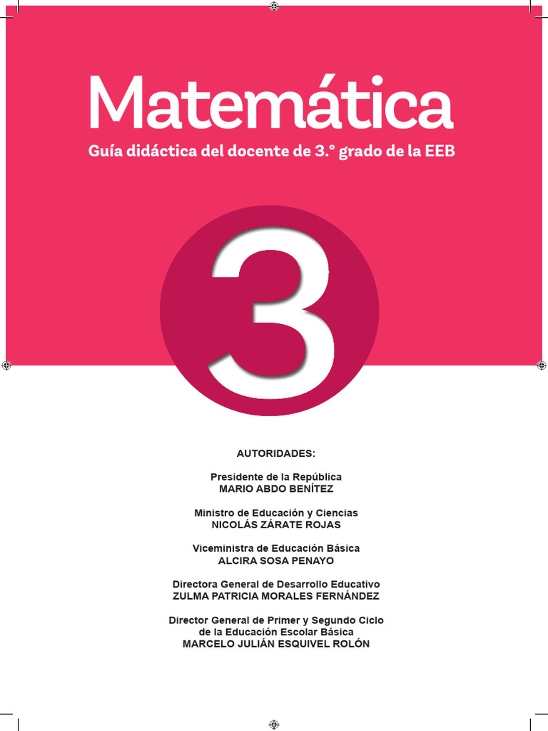 3° Guía Docente Matemática | PDF | Evaluación | Enseñando