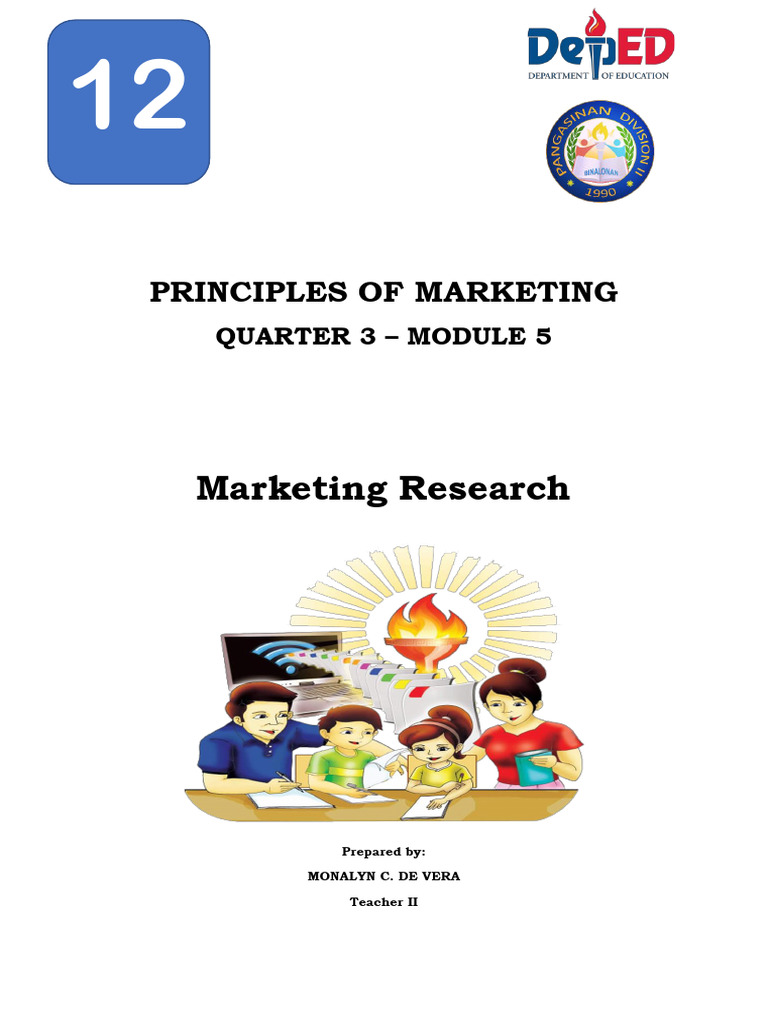 Principles of Mrktg. Q3 Module 5 | PDF | Marketing Research | Survey ...