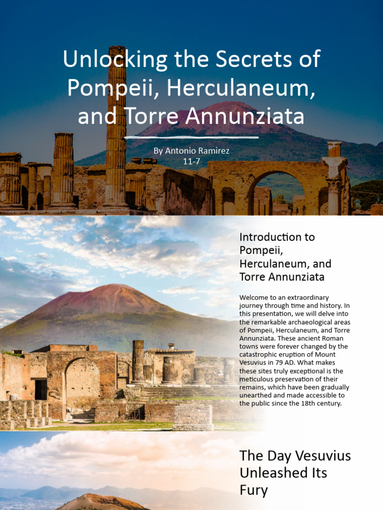 Secrets of Pompeii and Vesuvius | PDF