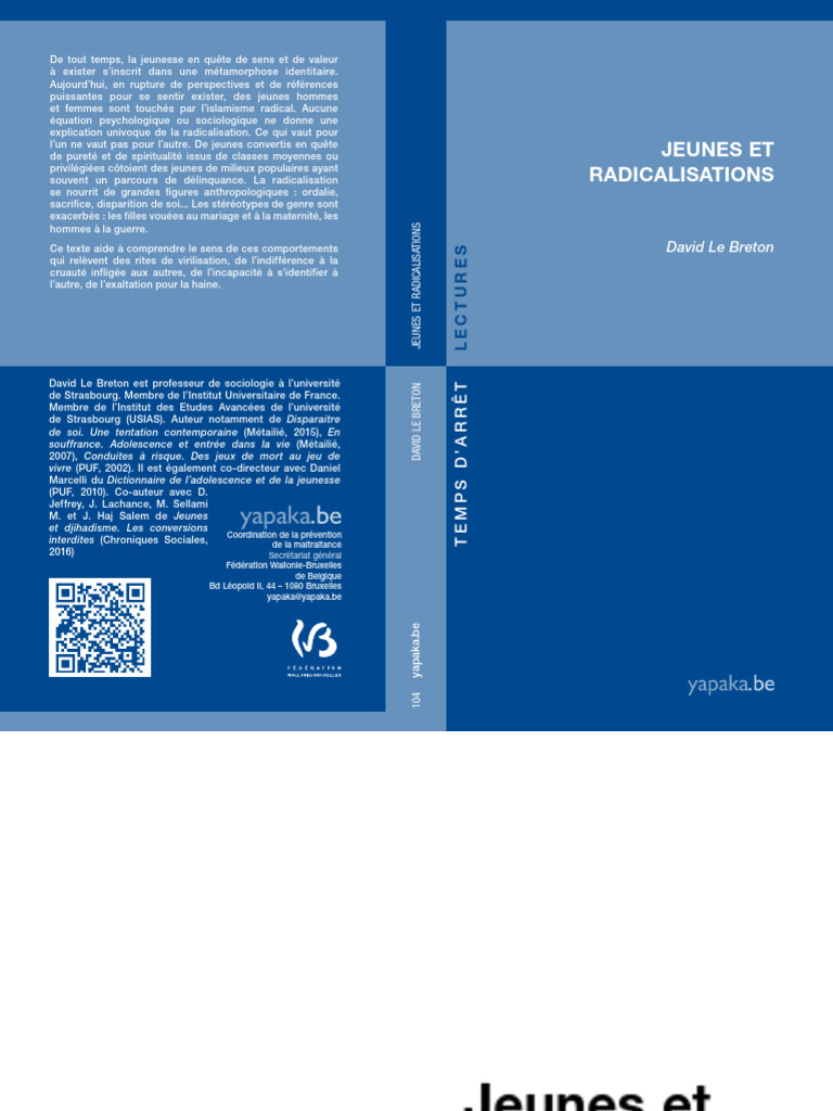 Jeunes Et Radicalisation Pdf