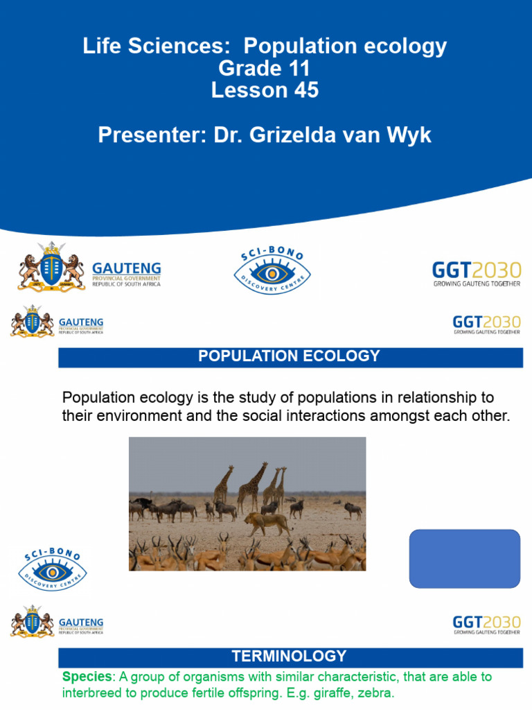 Grade 11 Population Ecology Overview | PDF | Ecology | Earth Sciences