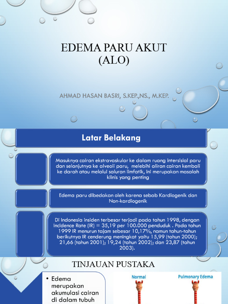 Edema Paru Akut (ALO) | PDF