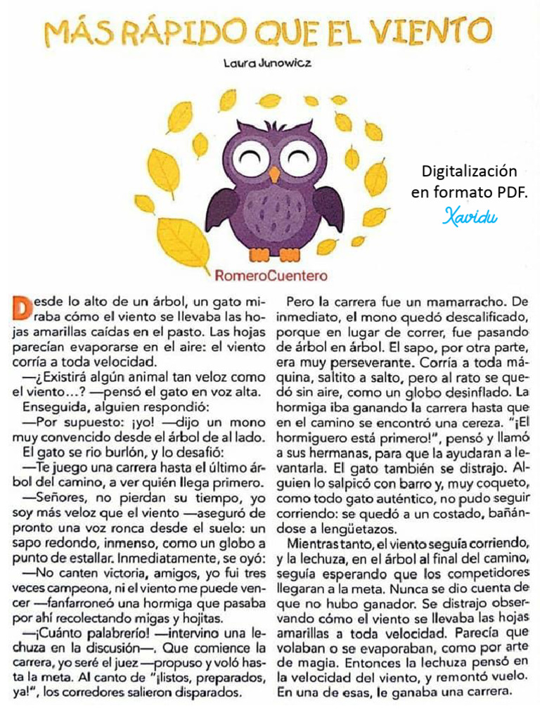 Cuentos Cortos Para Reflexionar Con Alumnos De 4 To Y 5to Grado Pdf