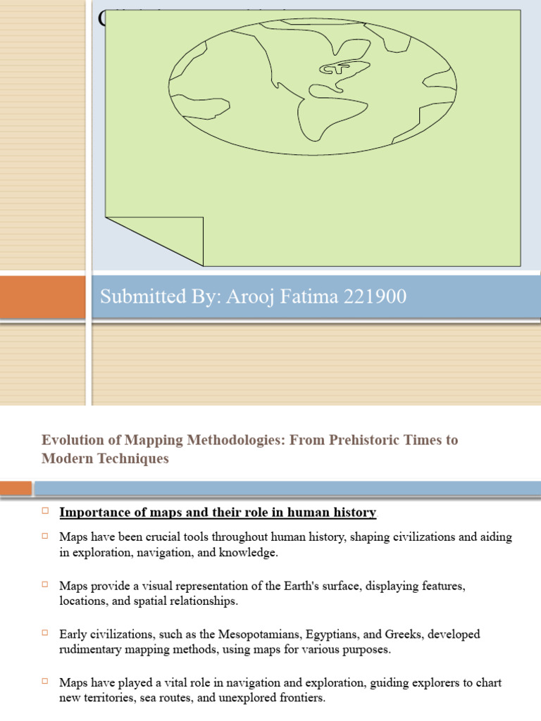 Evolution of Mapping Methodologies | PDF | Geographic Information System | Cartography