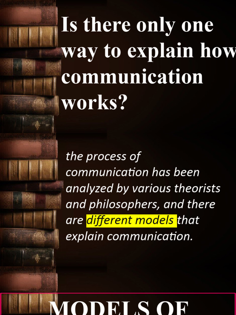 Models of Communication | PDF