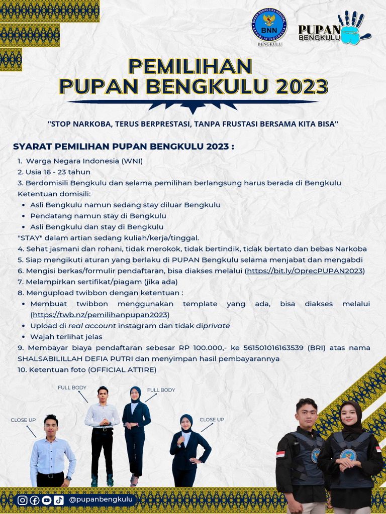 Pemilihan Pupan Bengkulu 2023 | PDF