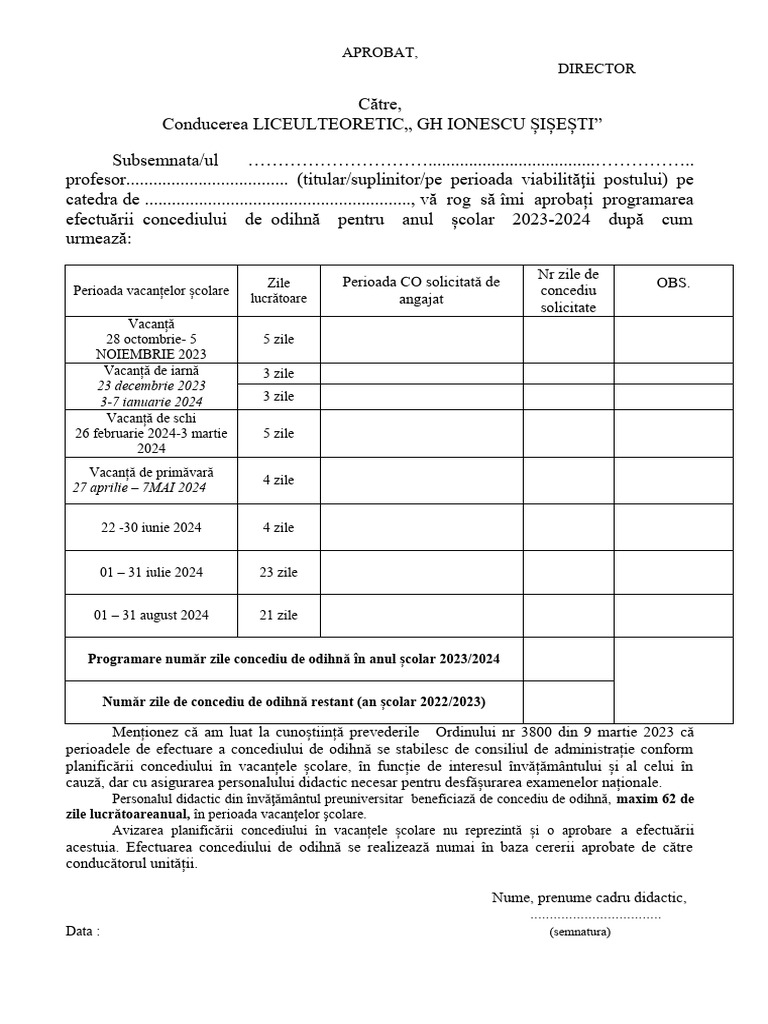 Cerere Co 2023-2024 | PDF