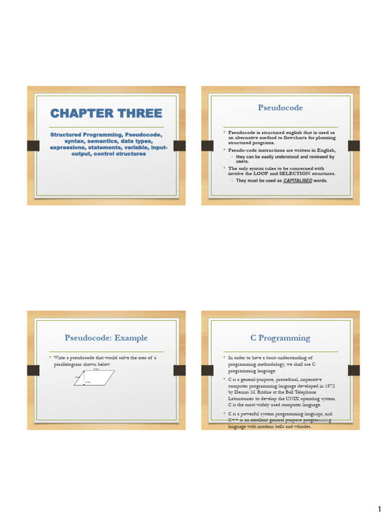 Lesson 3 Notes Download Free Pdf Integer Computer Science Programming Language