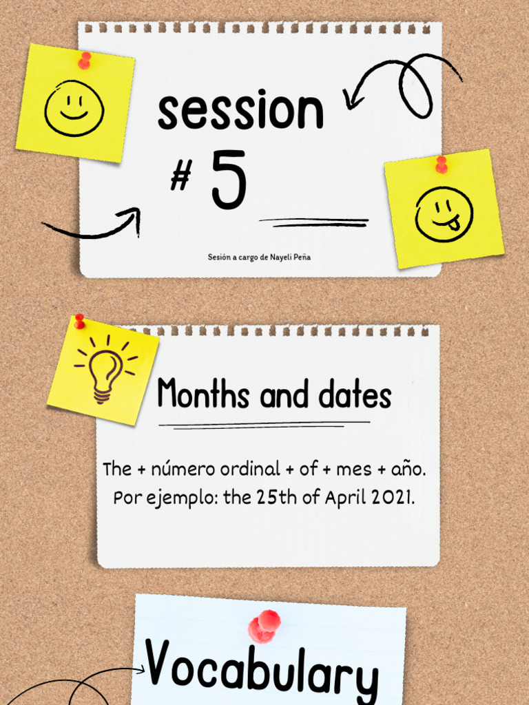 Months and Dates | PDF