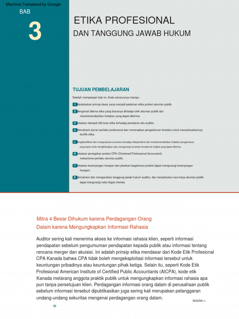 Etika dan Tanggung Jawab CPA | PDF