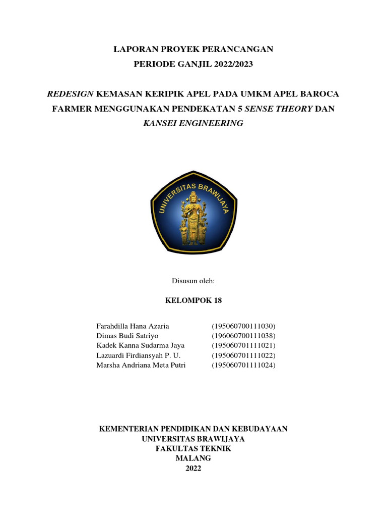 Laporan Akhir - Kelompok 18 | PDF