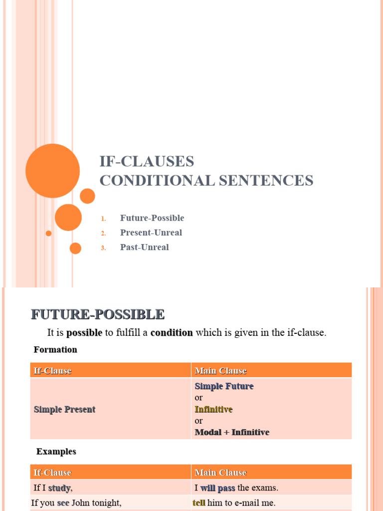 Fdocuments - in - If Clauses Conditional Sentences 56bbf3976df5f | PDF ...