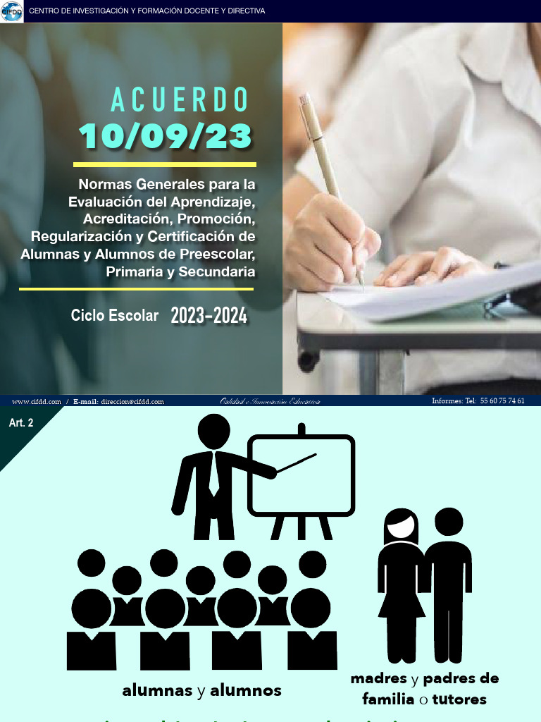 Acuerdo 10 - 09 - 23 Evaluación | PDF