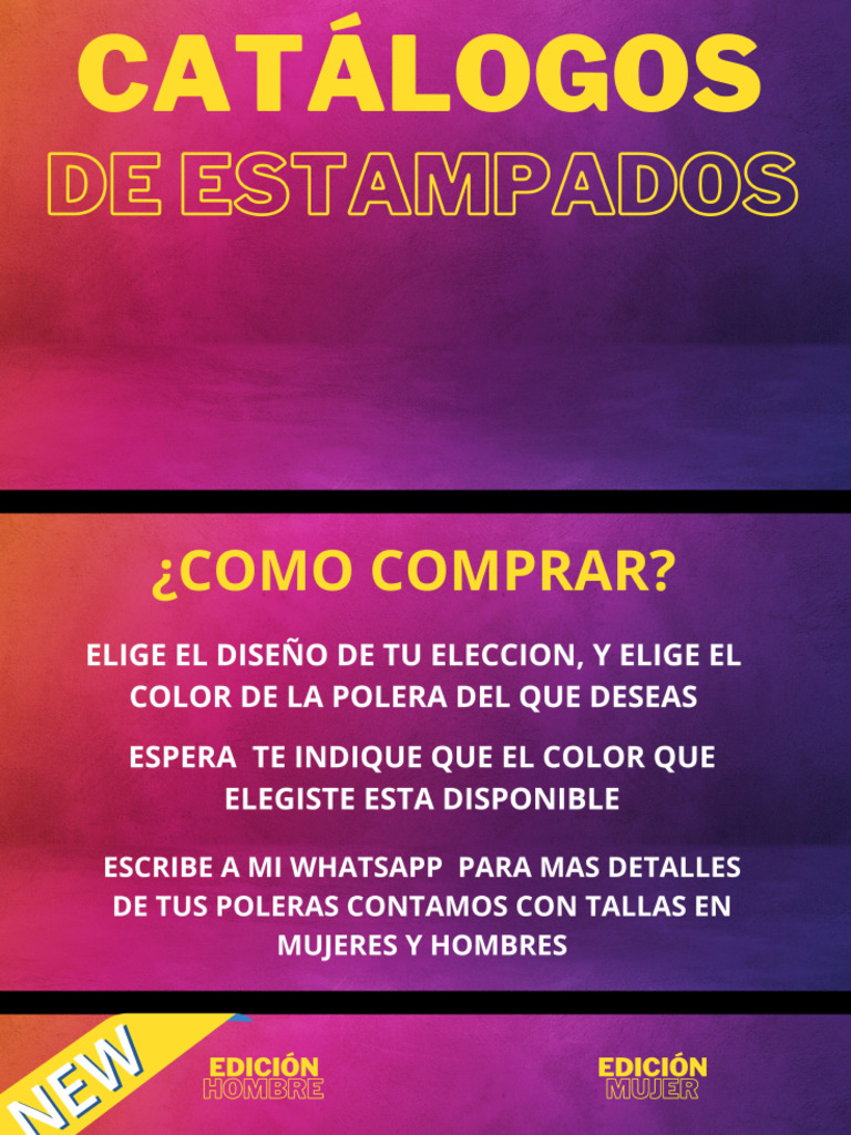 Catalogo Estampados | PDF