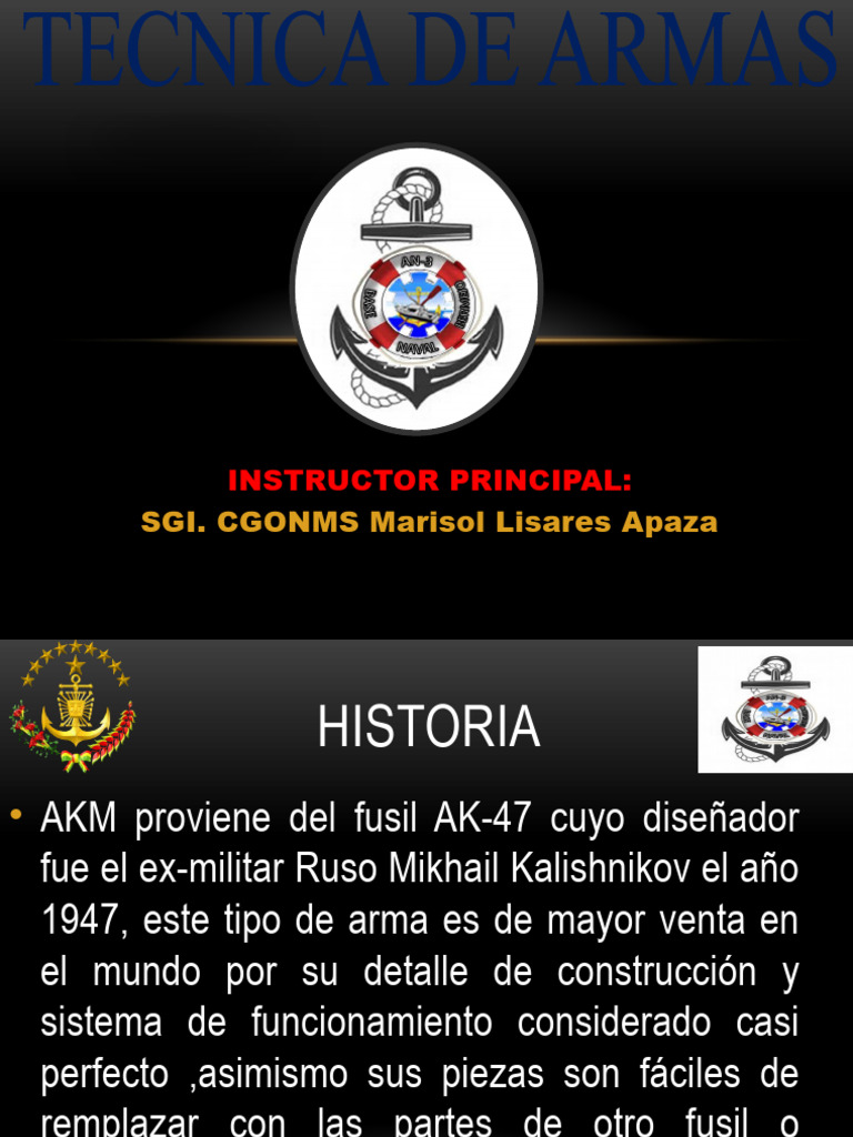 Características del Fusil AKM | PDF