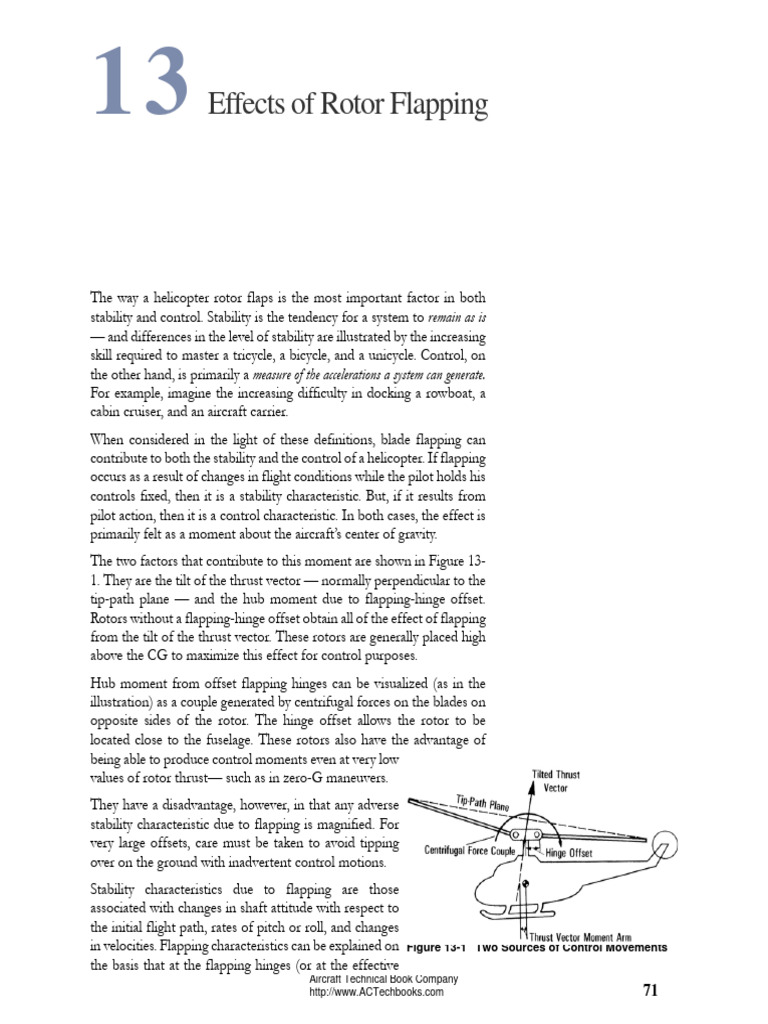 Effects of Rotor Flapping | PDF
