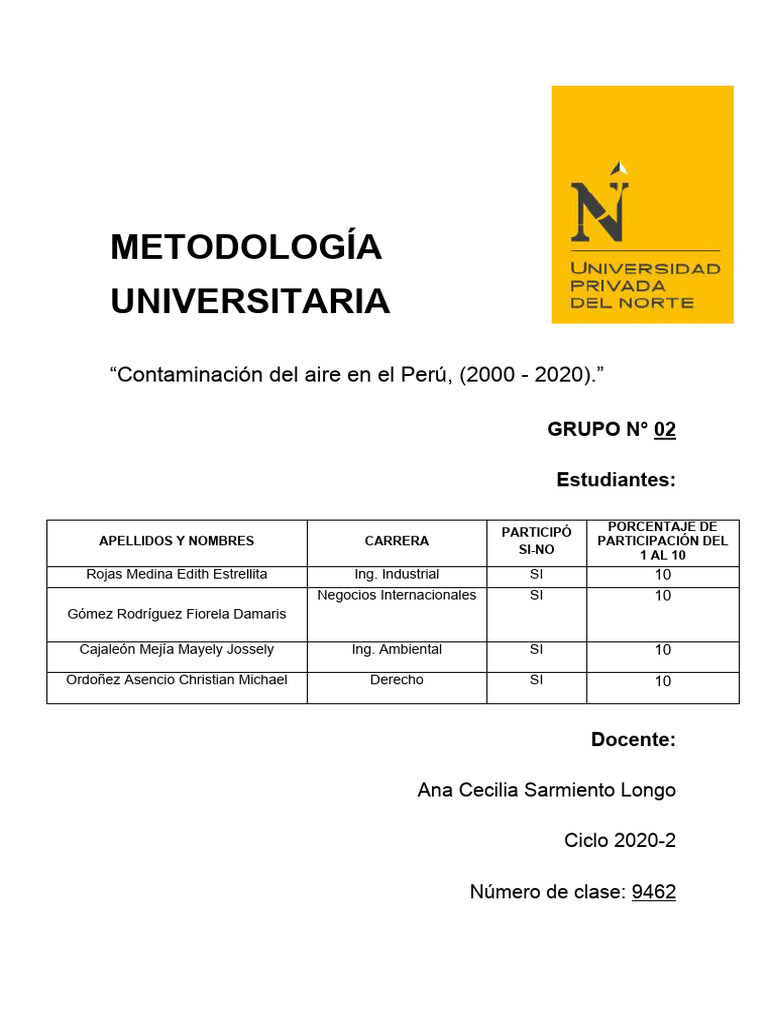 T2 - Metodología Universitaria - Rojas Medina Edith Estrellita | PDF