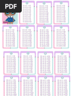 Colorful Cute Multiplication Table Math Poster | PDF