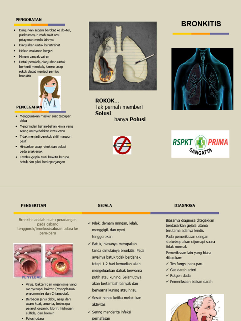 Leaflet Bronkitis | PDF