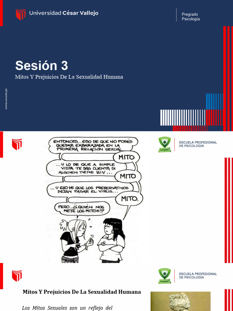 Clase 03 - UCV - Mitos y Verdades de La Sexualidad | PDF