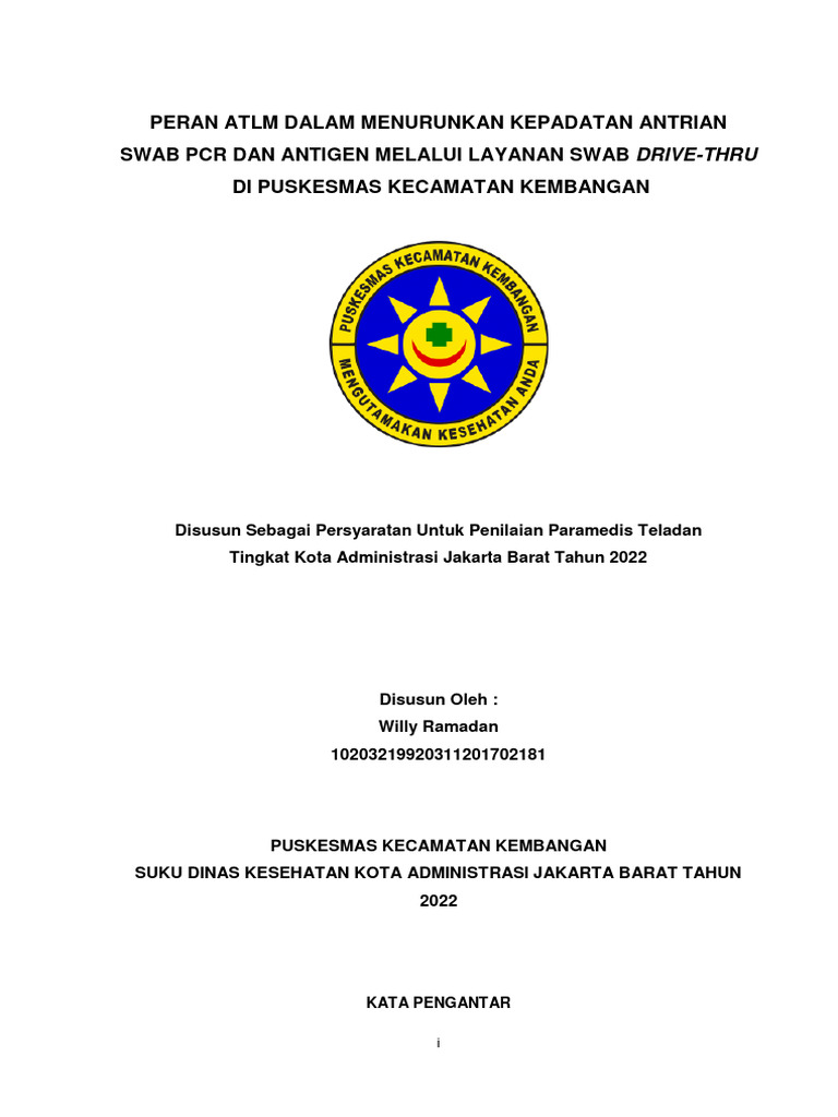 Willy Ramadan Puskesmas Kembangan | PDF