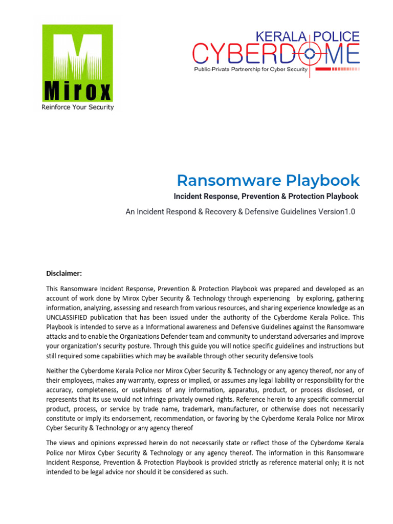 Playbook | PDF