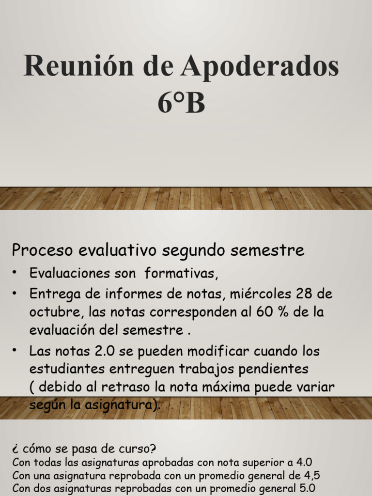 Reunion de Apoderados | PDF