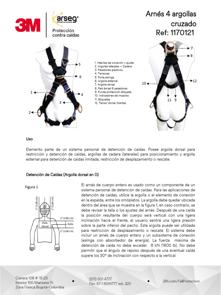 Arnés Arseg-3M | PDF