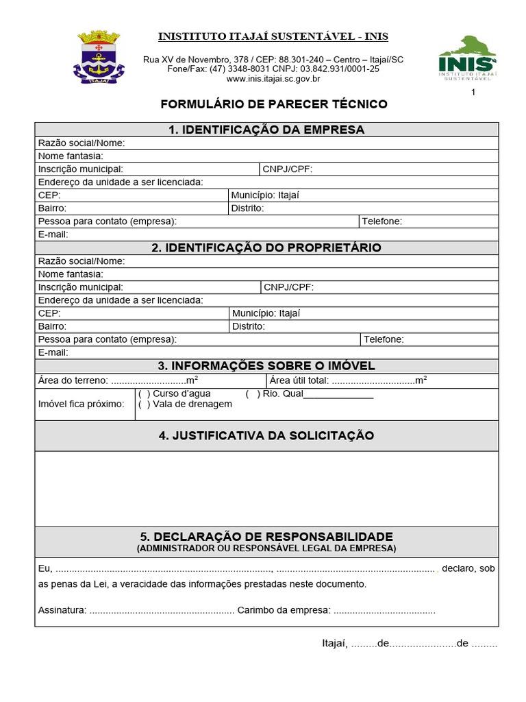 Modelo De Parecer 1 Bimestremodelo De Parecer Tecnico