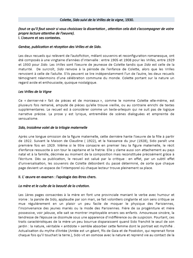 Dossier Colette | PDF