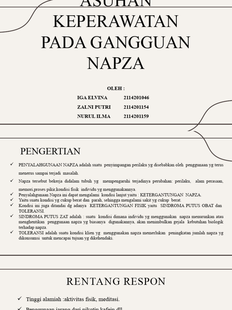 Kelompok 10 - Napza | PDF
