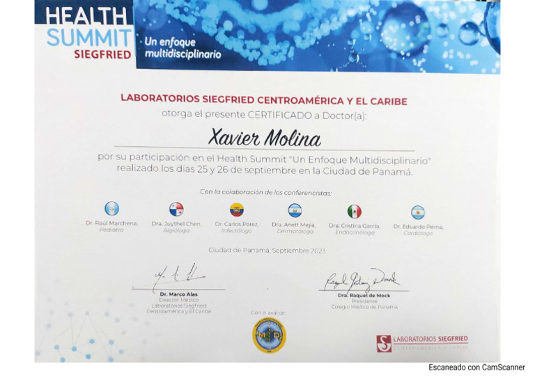 Certificado de Simposio | PDF