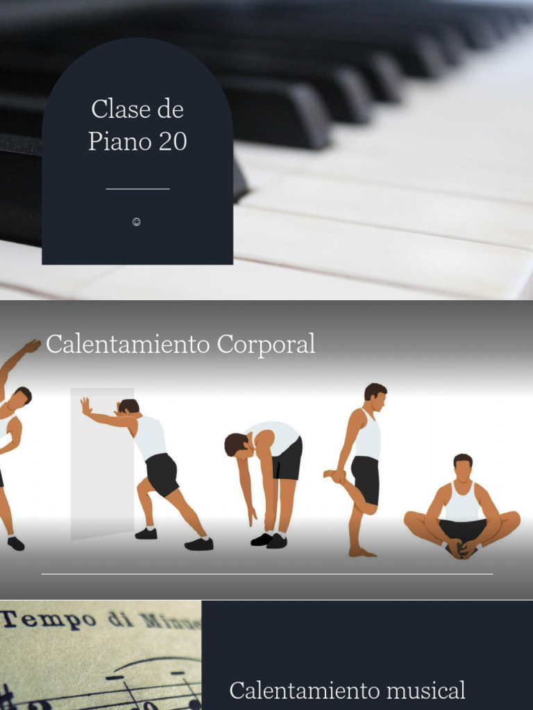 Clase de Piano Completa | PDF | Clave | Notación