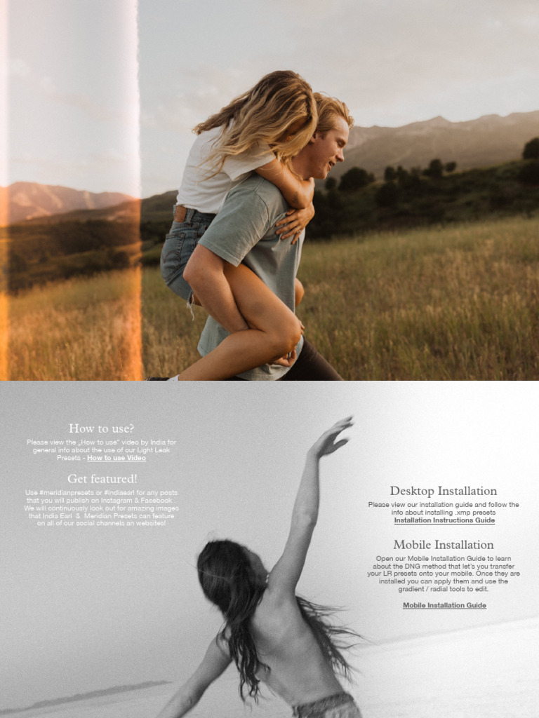 India Earl - Light Leaks - Guide | PDF